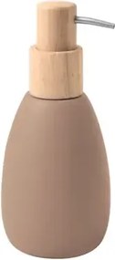 Spirella SVEN dávkovač mýdla matně cappuccino / polyresin / dřevo / 26