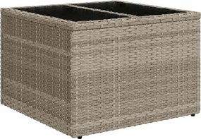 Set pohovek 6 ks 5-Počet míst Světle šedá polyratan 3346262