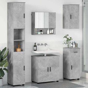 Sada koupelnového nábytku 5 ks Betonově šedá 61 x 35 x 64 cm 3392996