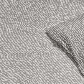 Goldea bavlněné ložní povlečení - drobné tvary na šedém 140 x 200 a 70 x 90 cm
