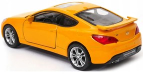 008805 Kovový model auta - Nex 1:34 - Genesis Coupe (2009) Žlutá