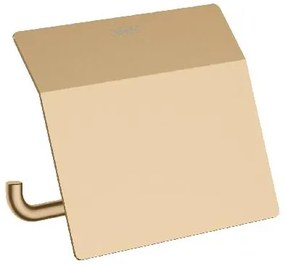 Hansgrohe AddStoris - Držák toaletního papíru s krytem, kartáčovaný bronz 41753140