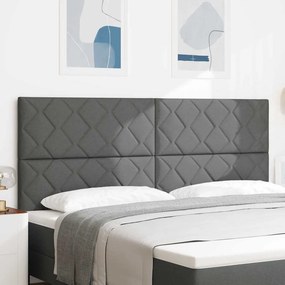 Čelo postele Tmavě šedá 200 cm textil 3337952