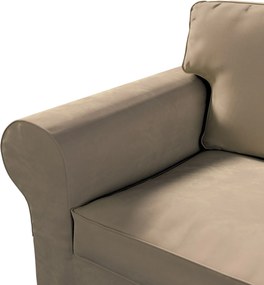 Potah na pohovku IKEA  Ektorp 3-místná, nerozkládací barva béžová látka lesklé, sametová