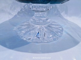 Broušená mísa z přejímaného skla 23 cm
