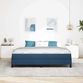 Postel s boxspringem Modrá 180 x 200 cm textil 3398513