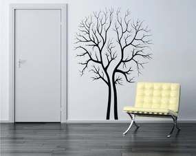 WALLVINIL Samolepky na zeď - Strom autumn Barva: Bílá, Velikost: 83x60 cm