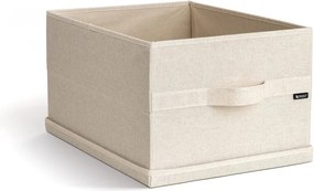 Béžový látkový úložný box s víkem 36x46x25 cm Soft Storage Large – Bigso