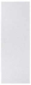 Světle šedý běhoun vhodný do exteriéru Narma Diby, 70 x 150 cm