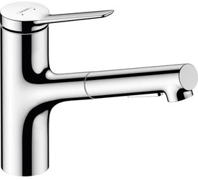 Hansgrohe Zesis M33 Dřezová baterie s vytažitelnou sprchou, 2jet, chrom 74820000