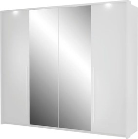 STO Šatní skříň BREMA 255 cm, Bílá