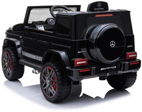 Dětské elektrické autíčko s dálkovým ovládáním BestBerg BBCC-60B – Mercedes-Benz AMG G63 / nosnost 25 kg / Li-Ion baterie / černá