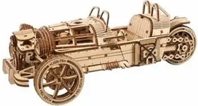 Ugears 3D dřevěné mechanické puzzle Tříkolka UGR-S / od 14 let / 457 d