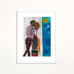 Marascaud | Malé ženy Rám: Černý, Velikost: 30 x 20 cm