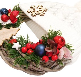Adventní věnec bílý