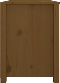 vidaXL Odkládací skříňka 100x40x54 cm masivní borové dřevo [821777] Barva: Černá