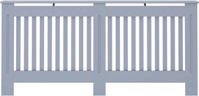 Kryt radiátoru 2 ks Šedá 172 x 19 x 81,5 cm Kompozitní dřevo 3403234