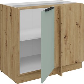 ARIA st | dolní skříňka 105 ND 1F rohová s policí | 105x60 cm | artisan/aquamarine