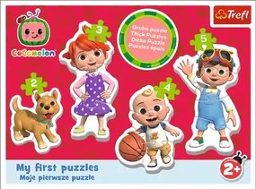 Trefl - Puzzle - Baby puzzle: Cocomelon 4v1 / 2|3|4|5 dílků / věk 2+