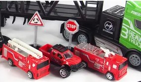 AMEWI RC auto Autotransportér černá, zelená / 1:16 / RTR / 2,4 GHz / N