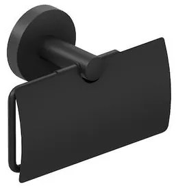 Jika Mio Style Držák toaletního papíru s krytem, černá matná H3842F27160001