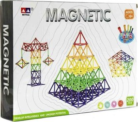 Magnetická stavebnice 200 ks