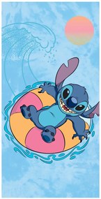Bavlněná plážová osuška Lilo &amp; Stitch - motiv Vodní radovánky - 100% bavlna - 70 x 140 cm