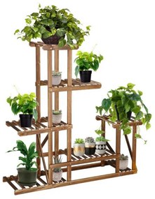 SPRINGOS Kaskádový stojan na květiny 95 cm, hnědý SPRINGOS PLANT 11 GA0176-XG