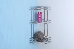 Aqualine, dvojitý závěsný háček na sprchové zástěny, 37030