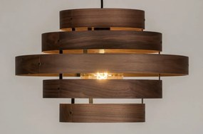 Závěsné designové svítidlo do obývacího pokoje Wood Madeira