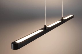 Paulmann 96816 Lento, černé lineární svítidlo se svícením nahoru-dolu pro Urail, 42W LED 2700K stmívatelné, délka 100cm