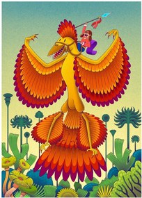 Dávid Soboň | Phoenix Rám: Černý, Velikost: 100 x 70 cm