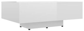 vidaXL Konferenční stolek bílý vysoký lesk 85 x 55 x 31 cm dřevotříska