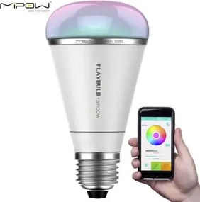 MiPow Playbulb Rainbow / chytrá LED žárovka / barevná / Bluetooth / RG