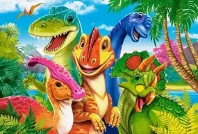 Castorland Dinosauří selfie / 30 dílků / od 4 let