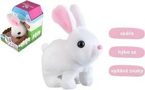 TEDDIES Králík Ben / Interaktivní hračka / Pohyb uší a skákání / Zvuko