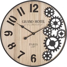 Nástěnné hodiny Grand 60 cm hnědé/černé