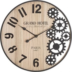 Nástěnné hodiny Grand 60 cm hnědé/černé