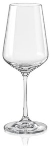 Crystalex - Bohemia Crystal Sklenice na bílé a červené víno Sandra 450 ml, 6 ks