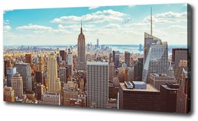 Wallmuralia Foto obraz na plátně New York ptačí pohled 100x50
