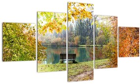 Obraz rybníka (125x70 cm)