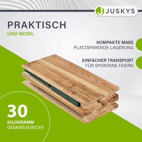 Juskys Skládací pivní set Passau 220 cm