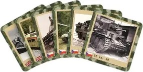 HRACÍ KARTY Pexeso Military Tanky / 80 kartiček