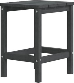 Zahradní křesla Adirondack se stolkem HDPE antracitová 3095705