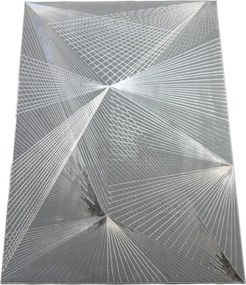 BE Koberec Allianz 6305 GREY - šedý obdélníkový Rozměr: 60x100 cm