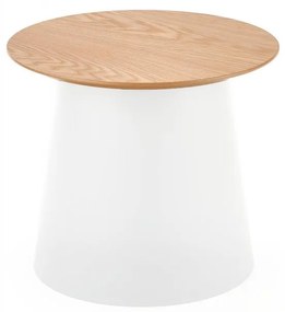 Konferenční stolek- AZZURA-S- Přírodní / Bílý