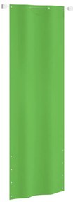Balkonová zástěna světle zelená 80 x 240 cm oxfordská látka - Default Title