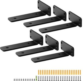 Držák police, 15,2 cm D × 10,2 cm Š × 4,1 cm