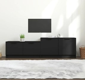 vidaXL TV skříňka 158,5x36x45 cm kompozitní dřevo [811490] Barva: Černá