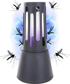 Verk Group Insekticidní lampa na komáry hmyz mouchy uv účinná 5w tichý kartáč